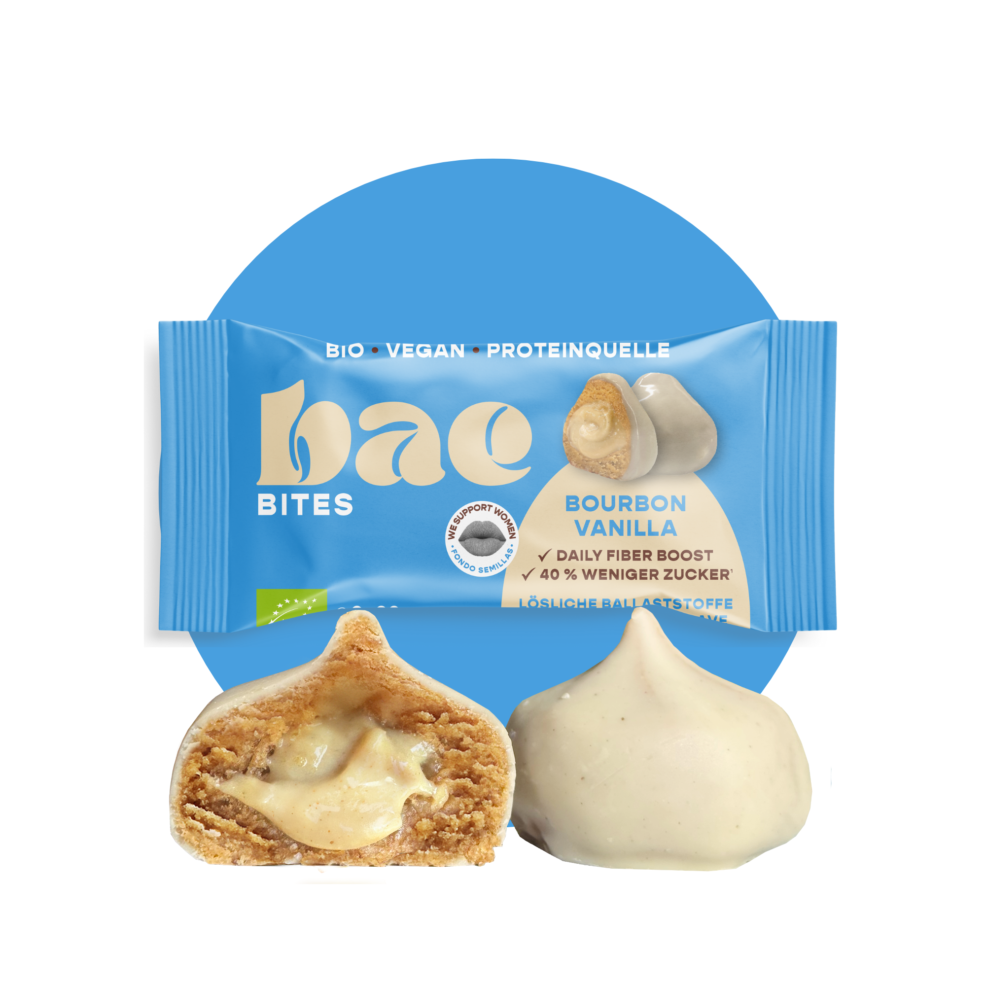 12-pack organic bites creamy nougat – bae-treat